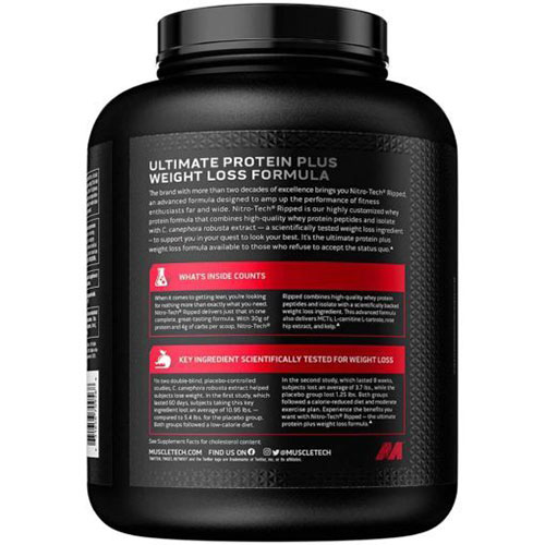 MUSCLETECH NITRO-TECH RIPPED WHEY PROTEIN POWDER • FittShell